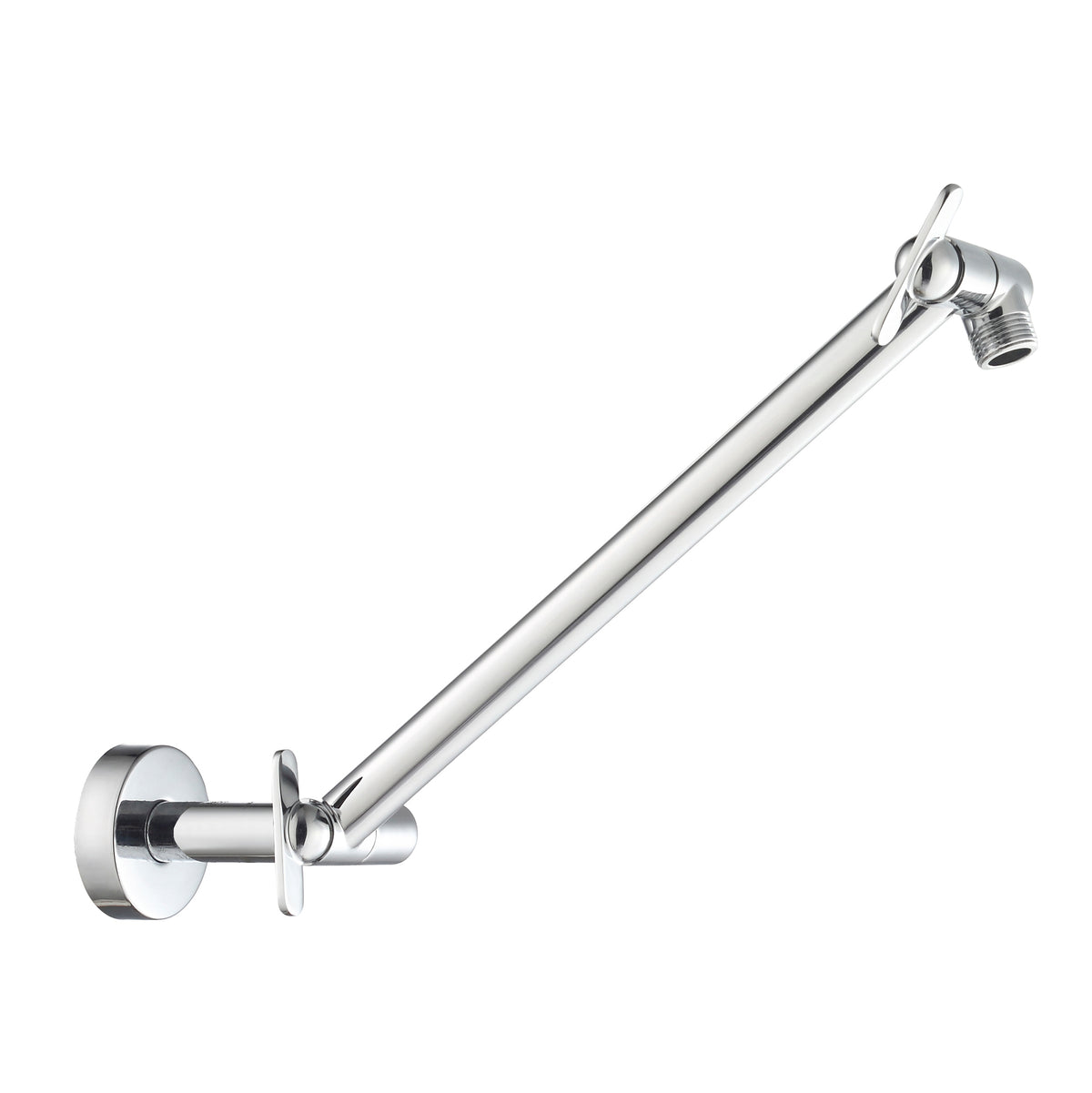 17" ADJUSTABLE Shower Arm - Polished Chrome — Modona Bathroom